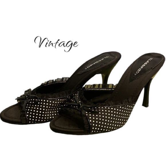 Classified | Shoes | Vintage 8s Pin Up Peep Toe Classified Heels | Poshmark